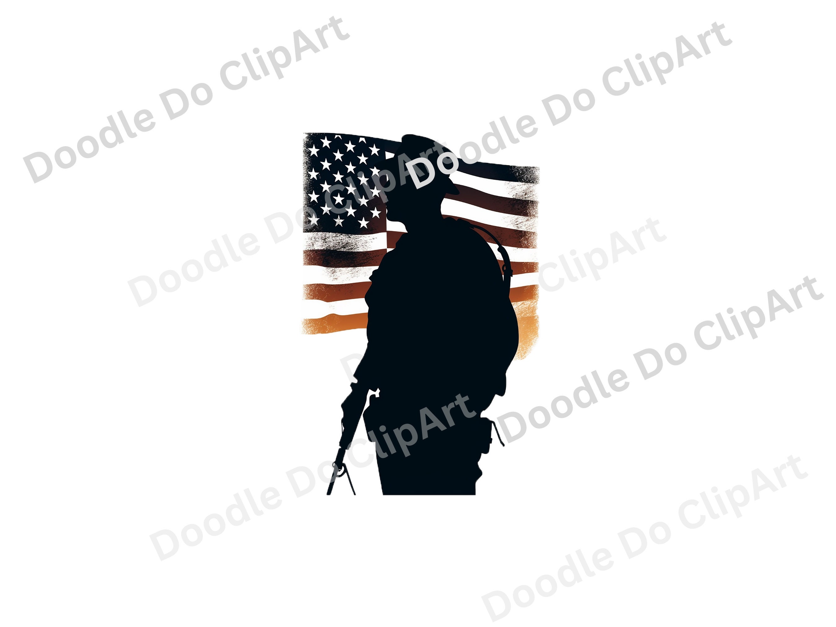 Memorial Day Tribute Clipart Bundle - Etsy