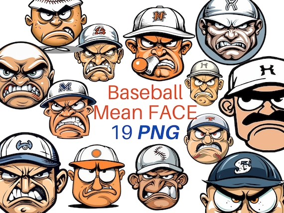 Mean Face Clip Art