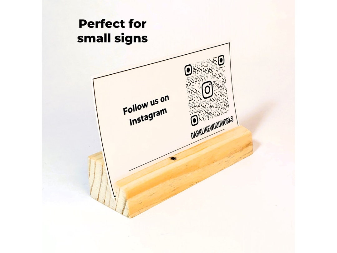 Upcycled Sign Stand With Free Printable Sign Template - Etsy