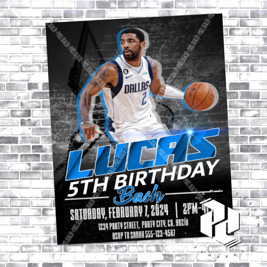 Kyrie Irving Invitation - Dallas Mavericks - Mavericks Invitations ...
