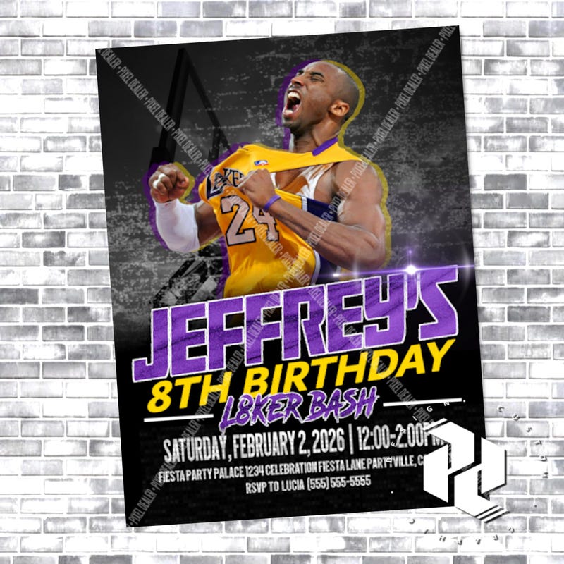 Lakers Party - Etsy