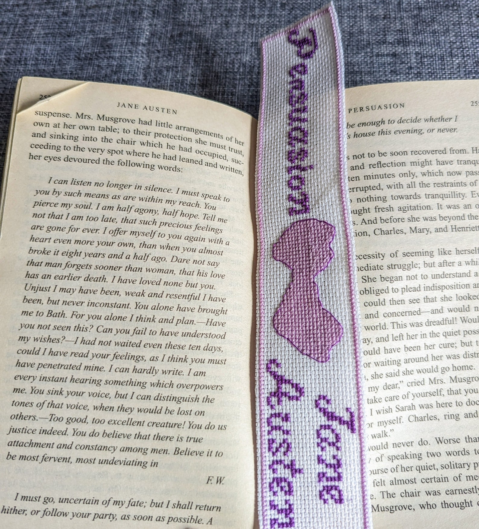 Cross-stitch Pattern - Set of 6 Jane Austen Bookmarks - Etsy