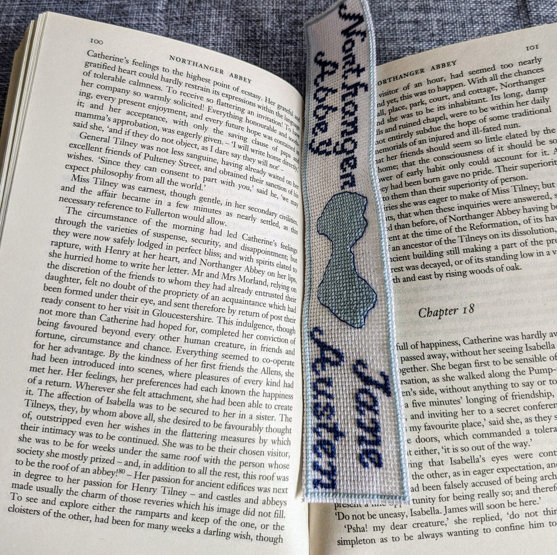 Cross-stitch Pattern - Set of 6 Jane Austen Bookmarks - Etsy