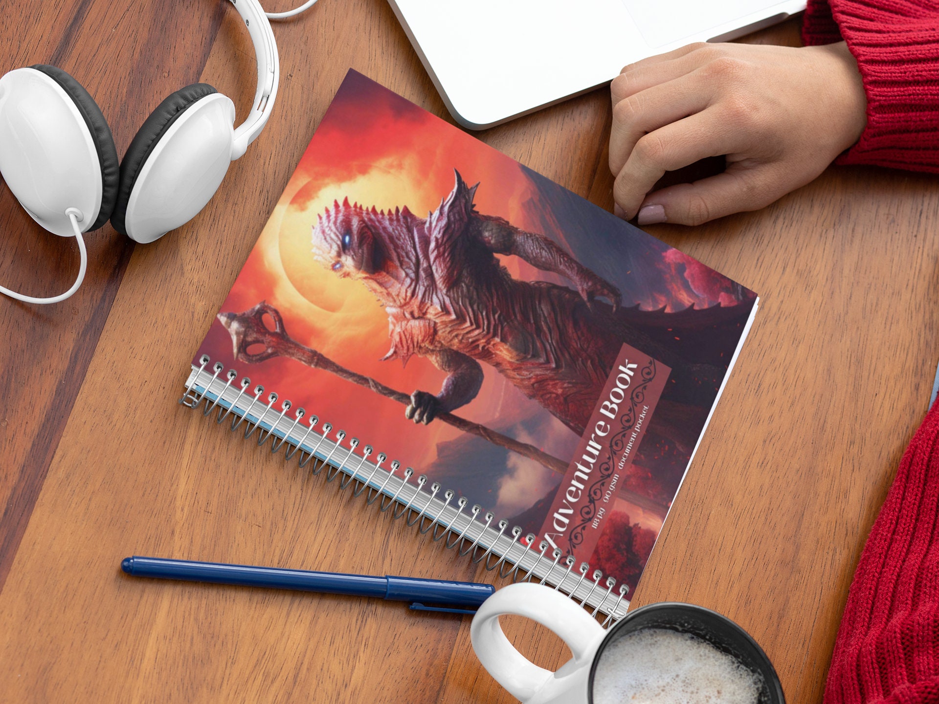 Custom RPG Character Journal: Personalized Notebook for Tabletop Games ...