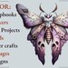 Watercolour Mystical Pastel Moth Clipart Bundle Wiccan Png - Etsy