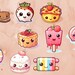 Kawaii Sweet Food Clipart Perfect Match Kawaii PNG Funny Vector ...