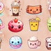 Kawaii Food Clipart Bundle Cute Food Graphics for Digital Planner Png ...