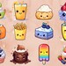 Kawaii Food Clipart Bundle Cute Food Graphics for Digital Planner Png ...