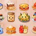 Kawaii Food Clipart Bundle Cute Food Graphics for Digital - Etsy