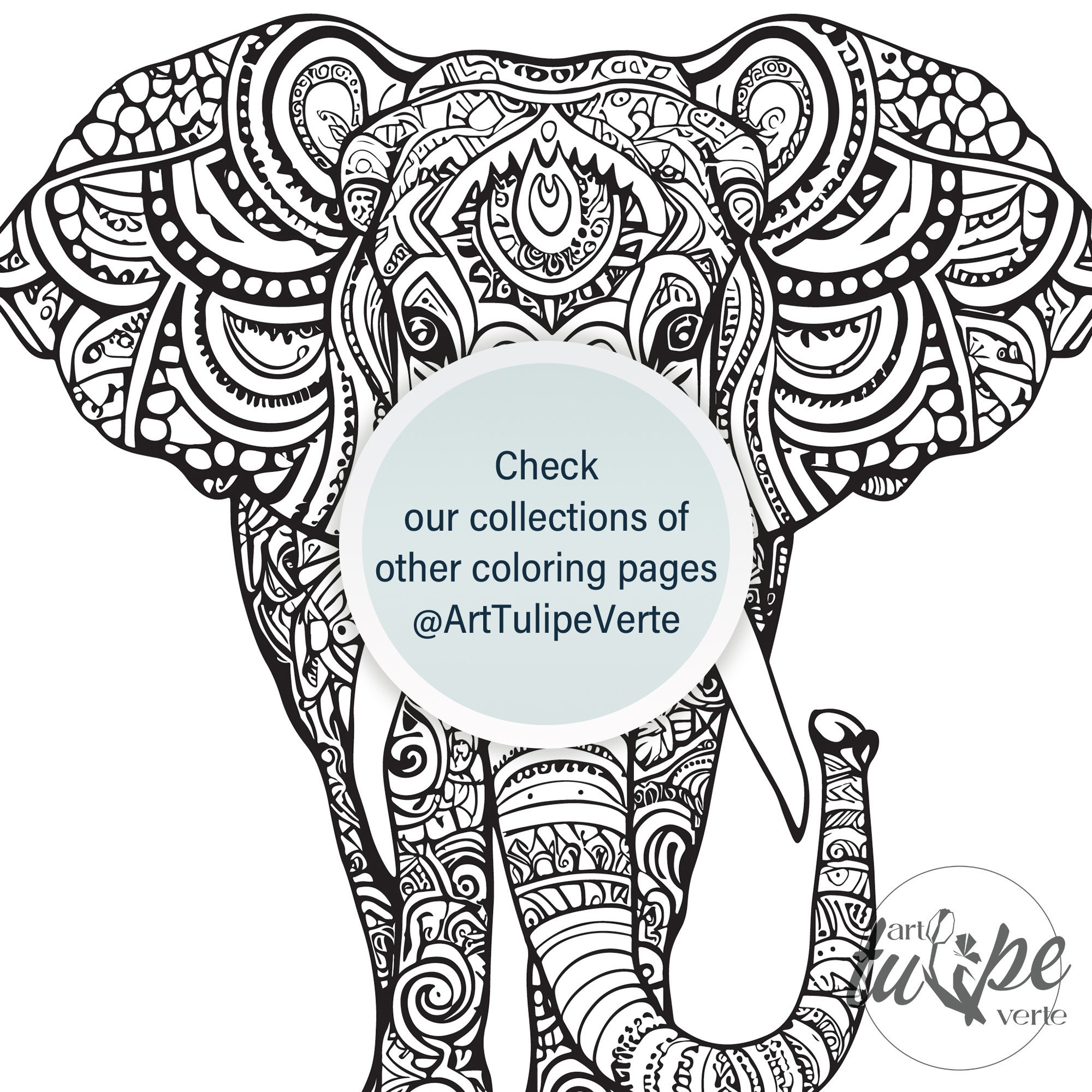 12 Magical Animal Mandala Coloring Pages Positively Charged Collection ...