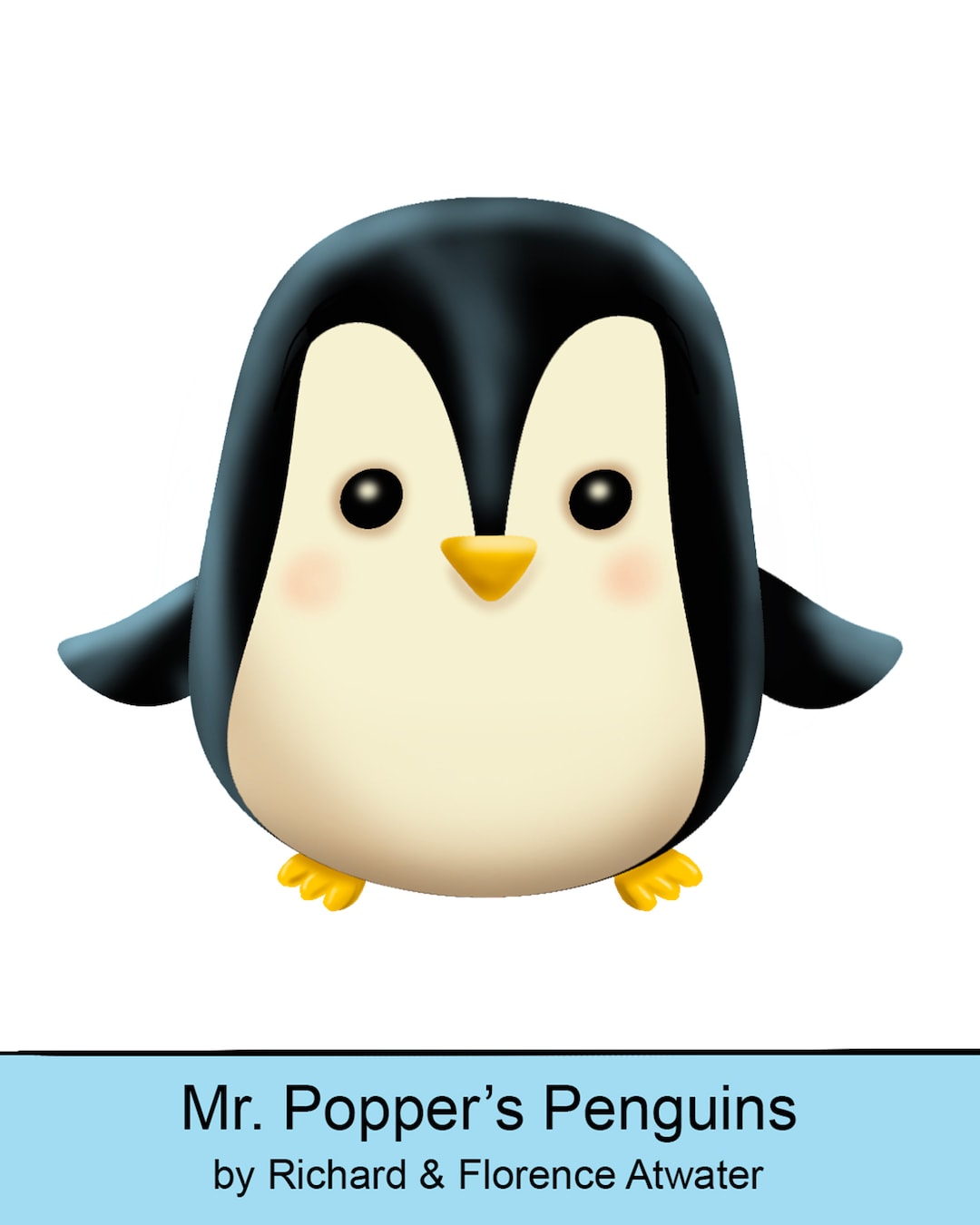 Mr. Popper's Penguin - Digital Artwork - Etsy