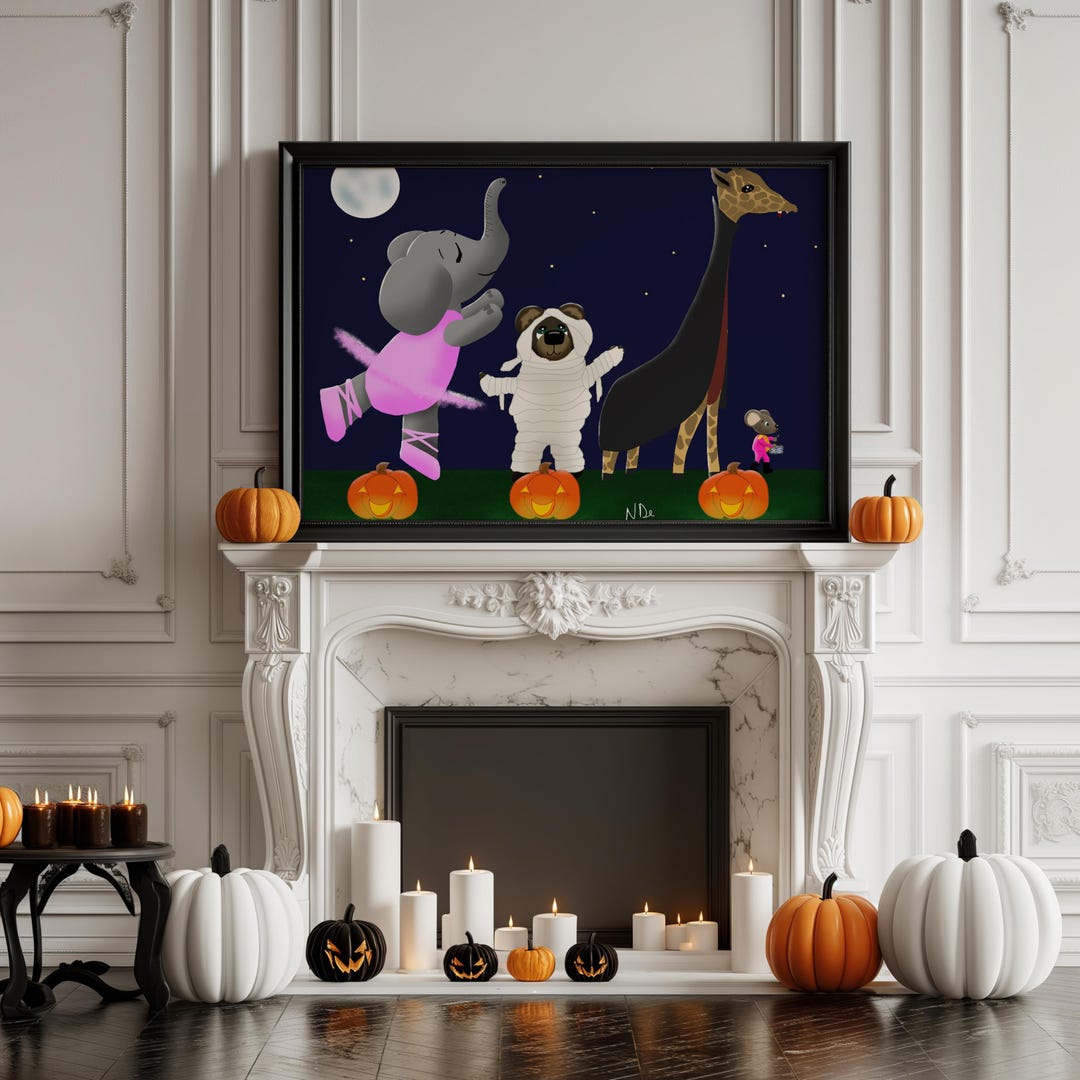 Halloween Animal Costume Parade (digital Download) - Etsy
