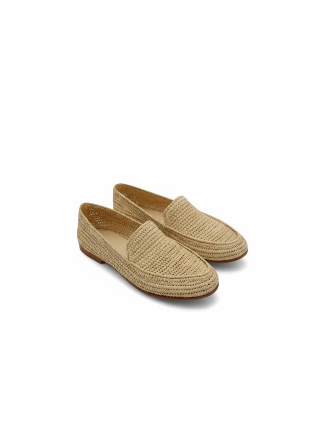 Handmade Moroccan Raffia Slippers for Women | Artisan Raffia Mules ...