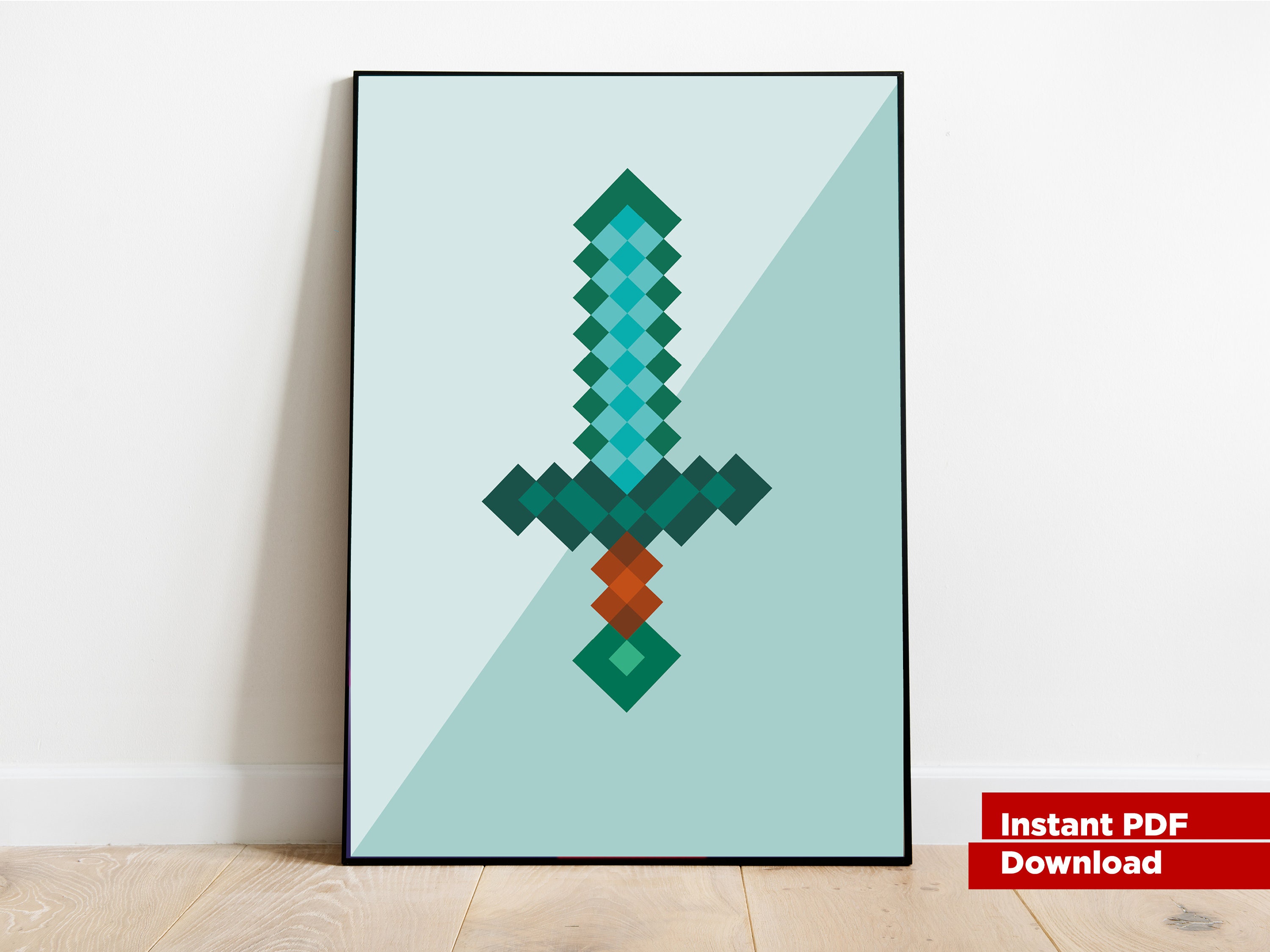 Minecraft Diamond Drawing