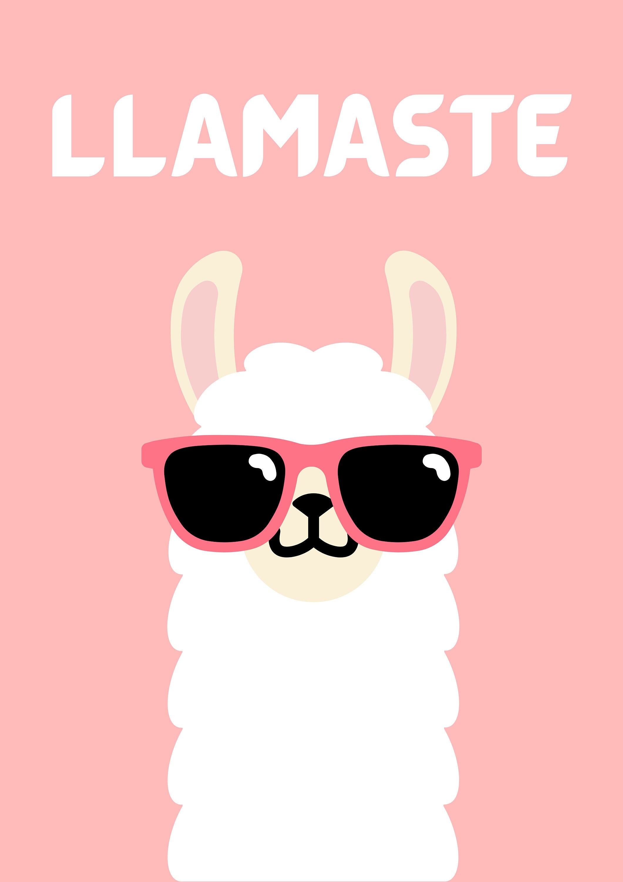 Llamaste Wall Art Print Poster - Etsy