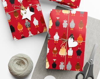 Chick Wrapping Paper. Chicks Wrapping Paper. Chick Gift Wrap. Chicken ...