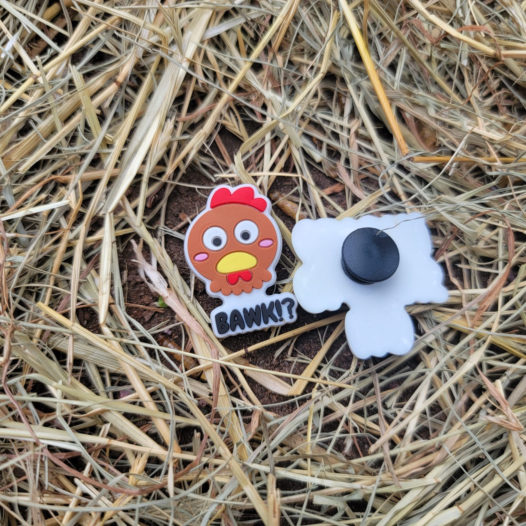 Croc Charm Chicken Motive Cute Shoe Charm Chicken Animal Pin Funny ...