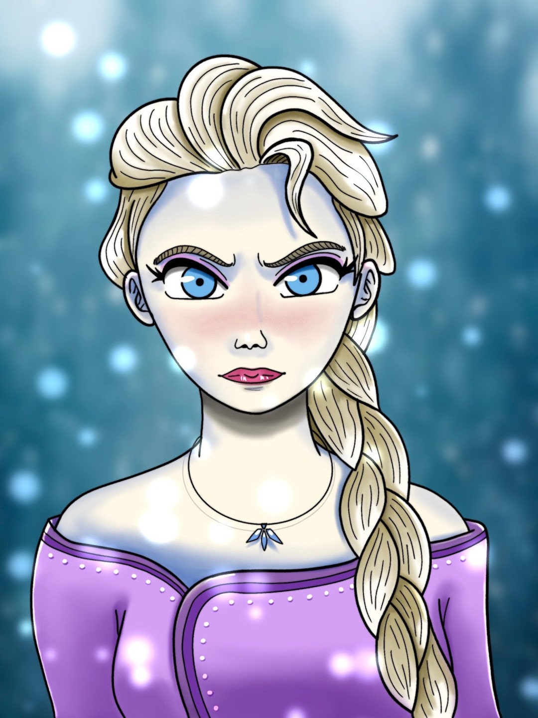 Angry Elsa - Etsy