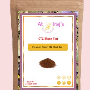Premium Assam Black Tea - 8.8 Oz of Organic CTC Tea - Etsy