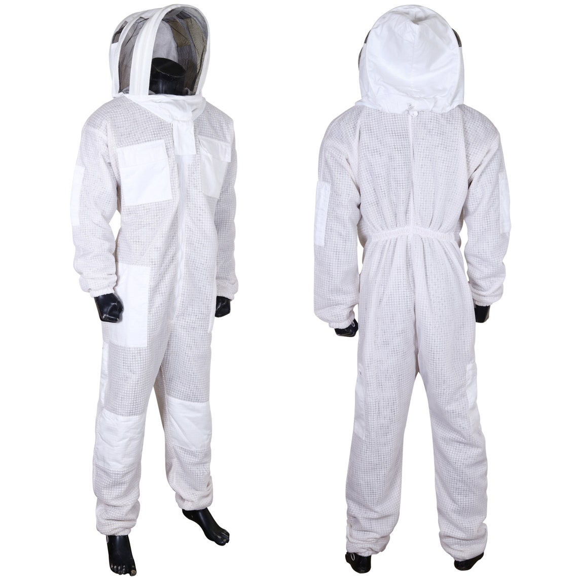 3 Layer Beekeeping Suit With Fencing Veil Bee Suit Professional ...