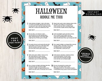 Halloween Games Bundle Editable Template Pumpkin Spooky - Etsy