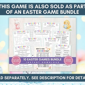 Easter Trivia Printable Game for Kids and Adults, Fun Facts About ...