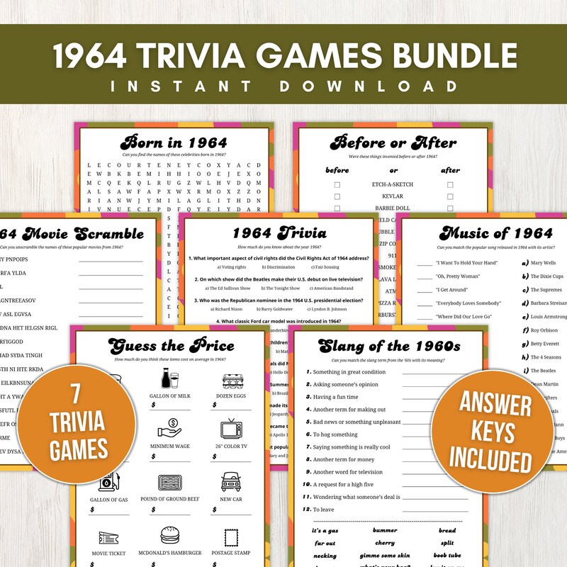 1964 Class Reunion - Etsy