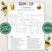 Summer Crossword Puzzle for Kids and Adults, Fun Printable Summertime ...