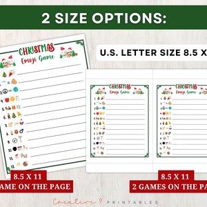Printable Christmas Emoji Game for Kids and Adults, Fun Christmas Game ...