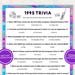1934 Trivia Game Bundle for Adults and Kids, Seven Fun Printable 91st ...