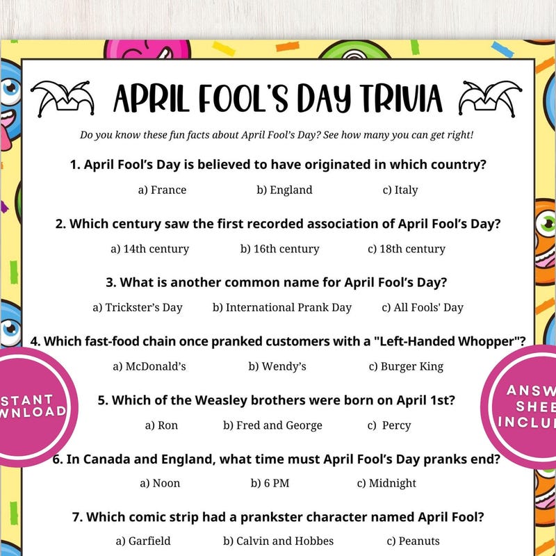 April Fools Day - Etsy