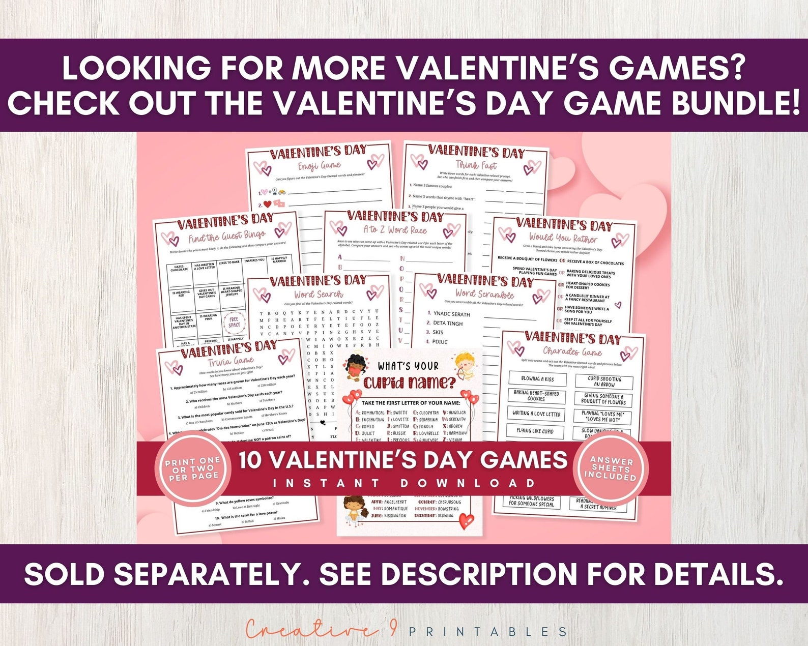 Printable Valentine Word Scramble Game for Kids and Adults, 15 ...