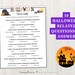 Halloween Trivia Printable Game for Kids and Adults, 10 Trivia ...