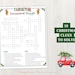 Printable Christmas Crossword Puzzle for Kids and Adults, Fun Christmas ...