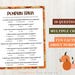 Pumpkin Trivia Game Printable for Kids and Adults, 10 Fall Trivia ...