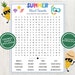 Summer Word Search Puzzle for Kids and Adults, Fun Summertime Printable ...