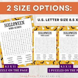 Printable Halloween Word Search Puzzle for Kids and Adults, Fun ...
