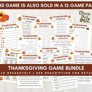 Printable Thanksgiving Left Right Game for Kids and Adults, Pass the ...