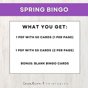 Spring Find the Guest Bingo Printable Game for Adults, 50 Prefilled ...