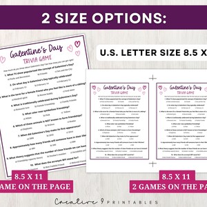 Galetnine's Trivia Printable Game for Adults and Teens, 10 Quiz ...