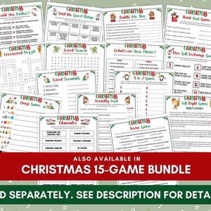 Printable Christmas Emoji Game for Kids and Adults, Fun Christmas Game ...