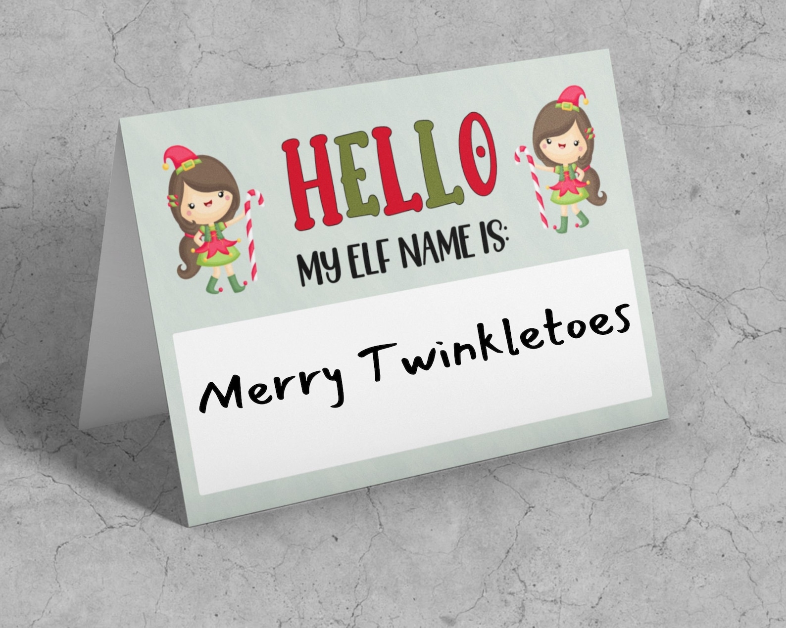 Printable What's Your Elf Name Christmas Game for Kids and Families ...