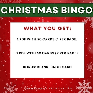 Printable Christmas Find Someone Who Bingo Game for Adults, 50 ...