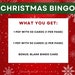 Printable Christmas Find Someone Who Bingo Game for Adults, 50 ...
