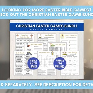 Christian Easter Word Scramble, 15 Bible Story Easter Words to ...