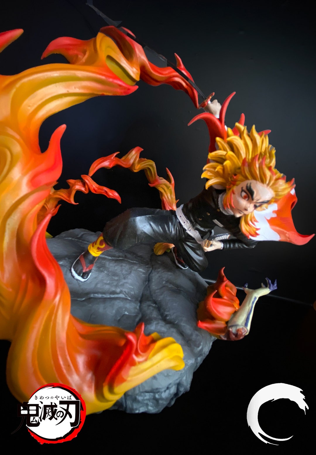 Demon Slayer Rengoku Collectible Figure / 3D Statue Printed in Resin ...
