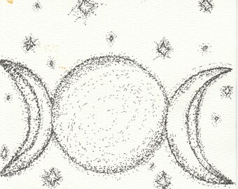 Triple Moon - Etsy