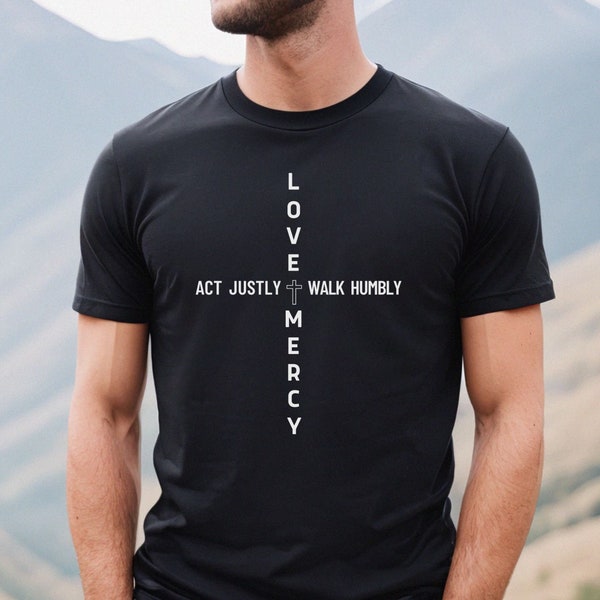 Christian Cross Mercy Shirt - Etsy