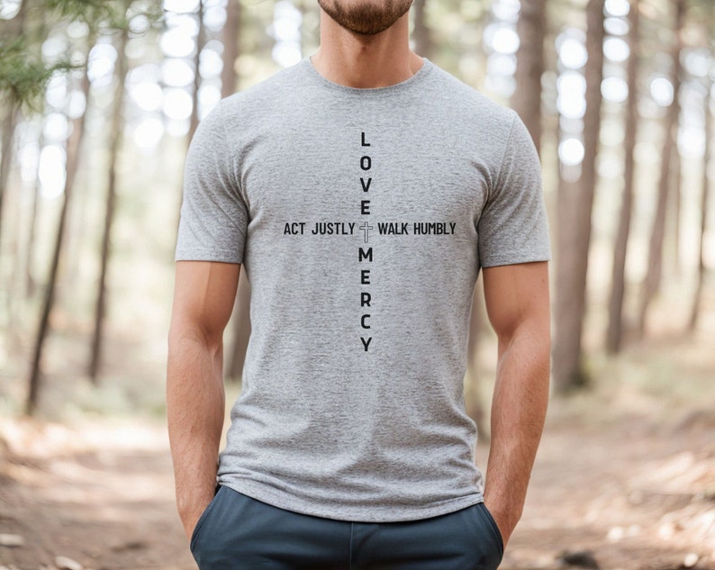 Cross Shirt for Men, Christian Gift, Religious Tshirt, Bible Verse ...
