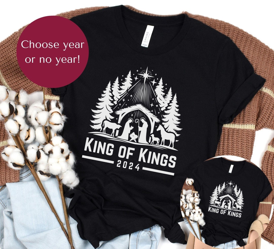 Personalized Christian Faith Christmas Shirt 2024, King of Kings ...